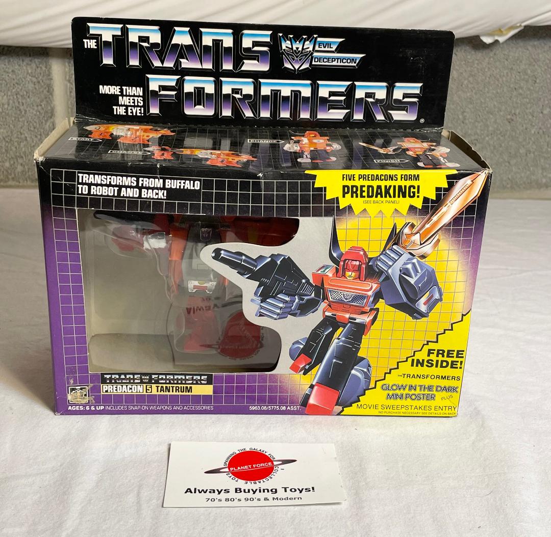 Tantrum MIB Complete With Box & Inserts G1 Transformers Predacon Figure ...