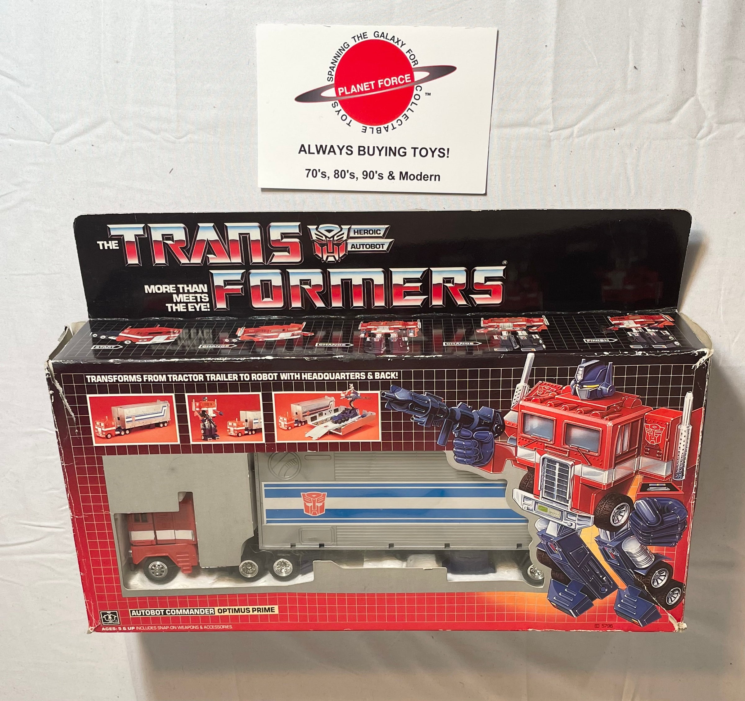 Transformers Prime Optimus Prime Toy Box